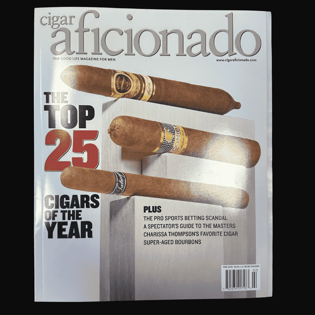 Cigar Aficionado Magazine - February 2026 — Smoke Master Cigars