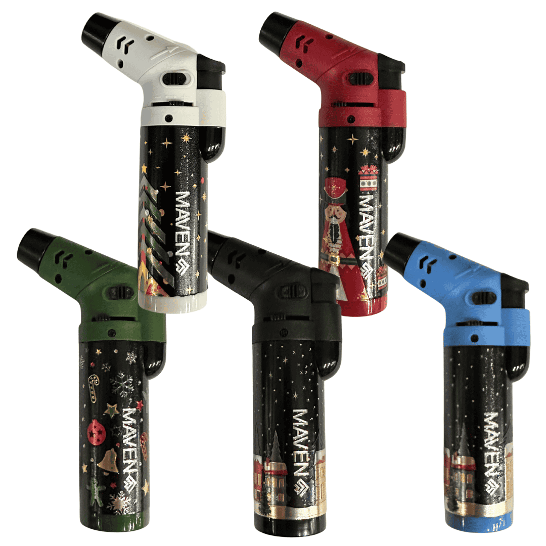 Maven Christmas Collection Lighter — Smoke Master Cigars