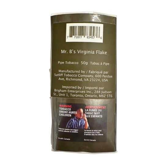 Mr. B's Virginia Flake 50g Pipe Tobacco – Smoke Master Cigars