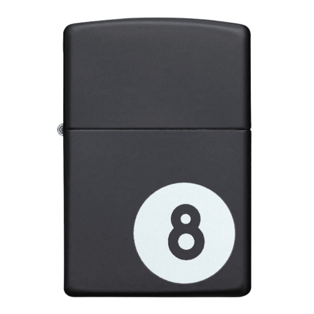 Zippo 8 Ball Matte Black — Smoke Master Cigars